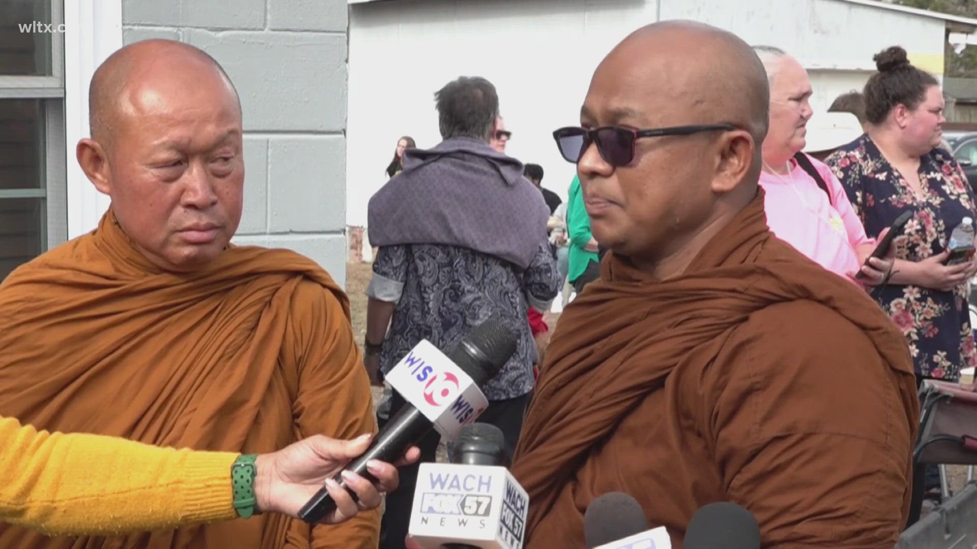 Monks make their way through Lexington
