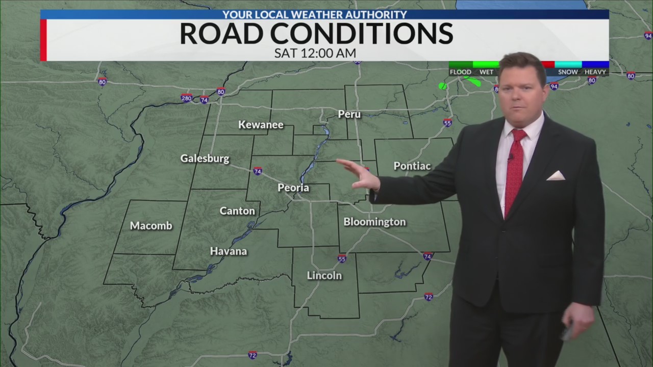4 p.m. Friday, January 9 forecast