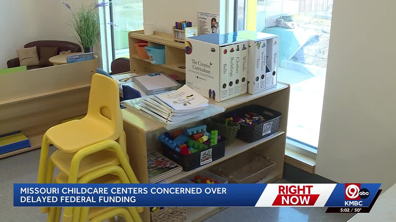 Missouri child care centers concerned over delayed federal funding