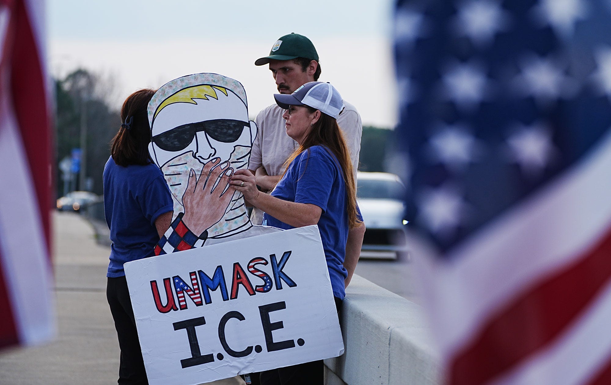 Protesters take Matanzas Woods bridge following Minneapolis shooting