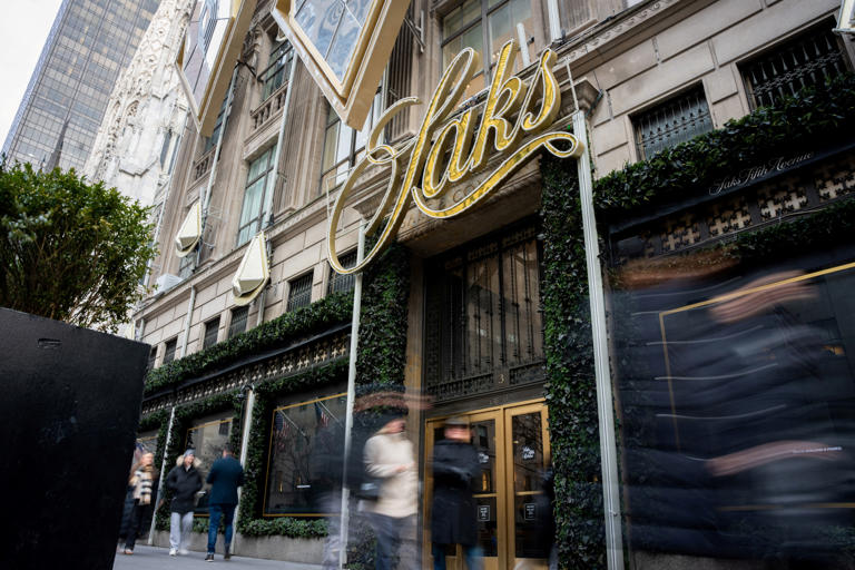 Shoppers are rushing to spend Saks credits as store heads towards ...