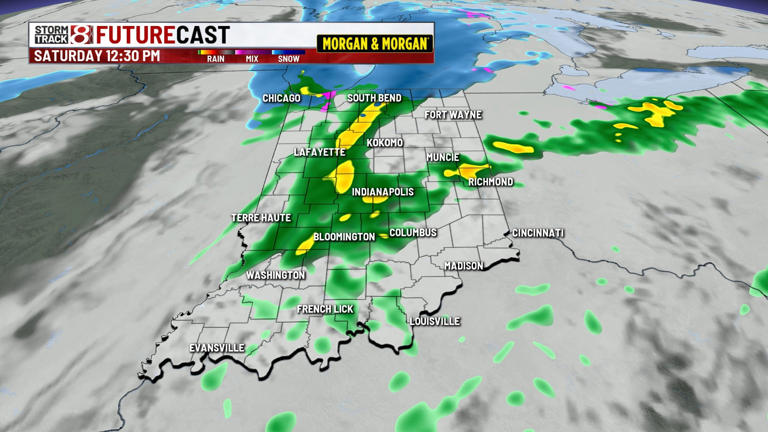 Showers at times with a switch to snow Saturday, even colder Sunday and ...