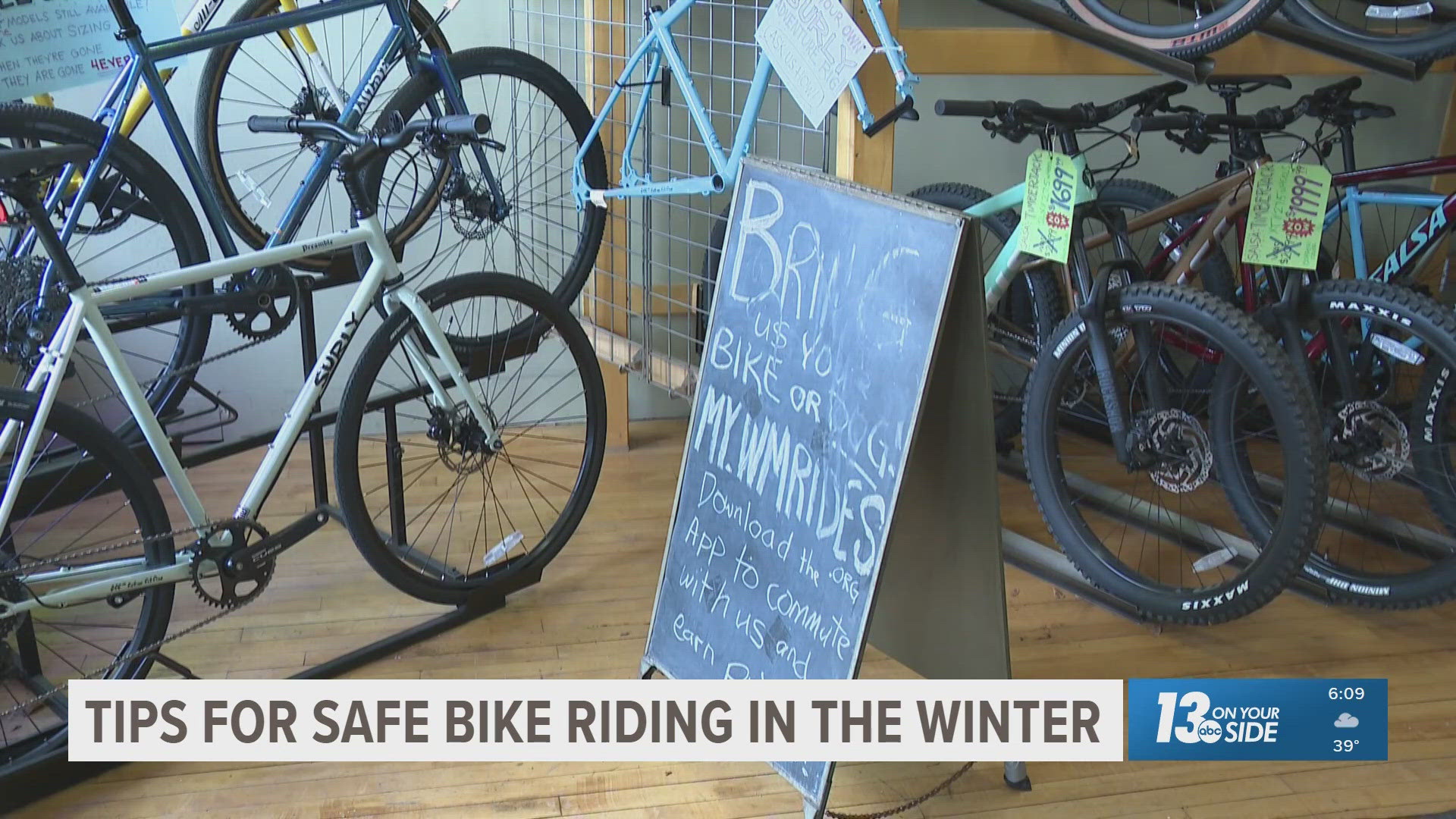Tips for safe bike riding in the winter