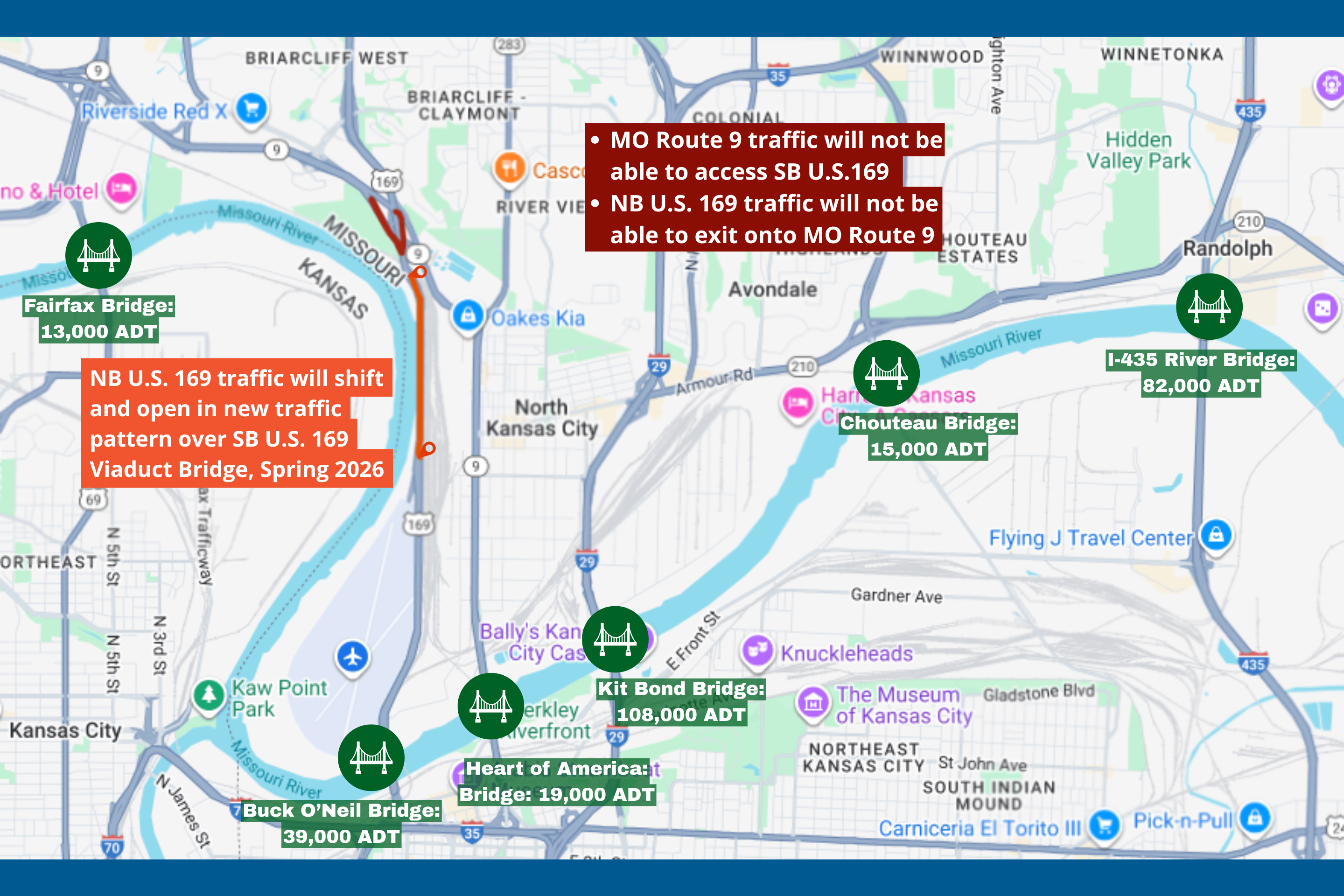 Here's what MoDOT plans to get northbound US 169 traffic flowing again