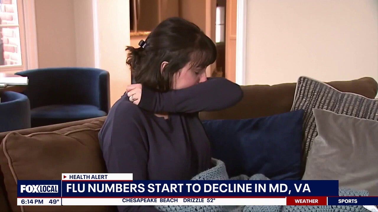 Flu numbers start to decline in Maryland, Virginia