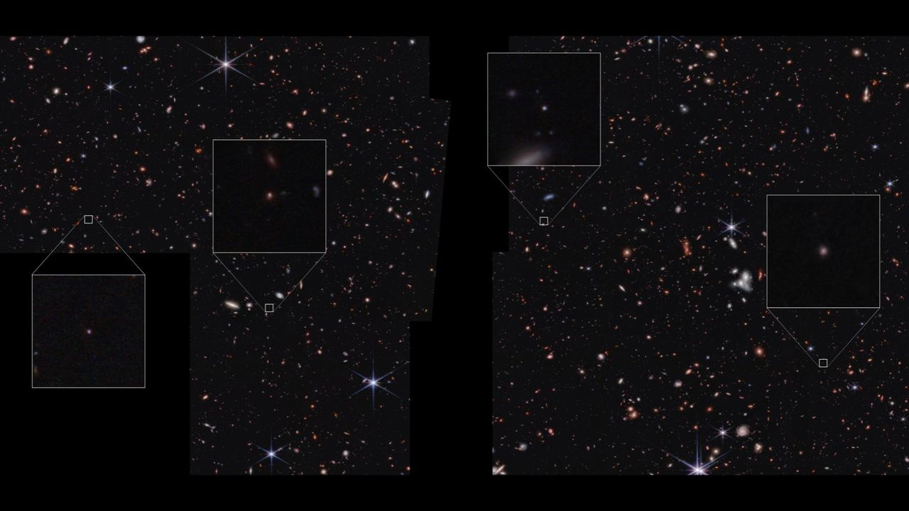 Strange cosmic objects spotted by the James Webb Space Telescope may be ...