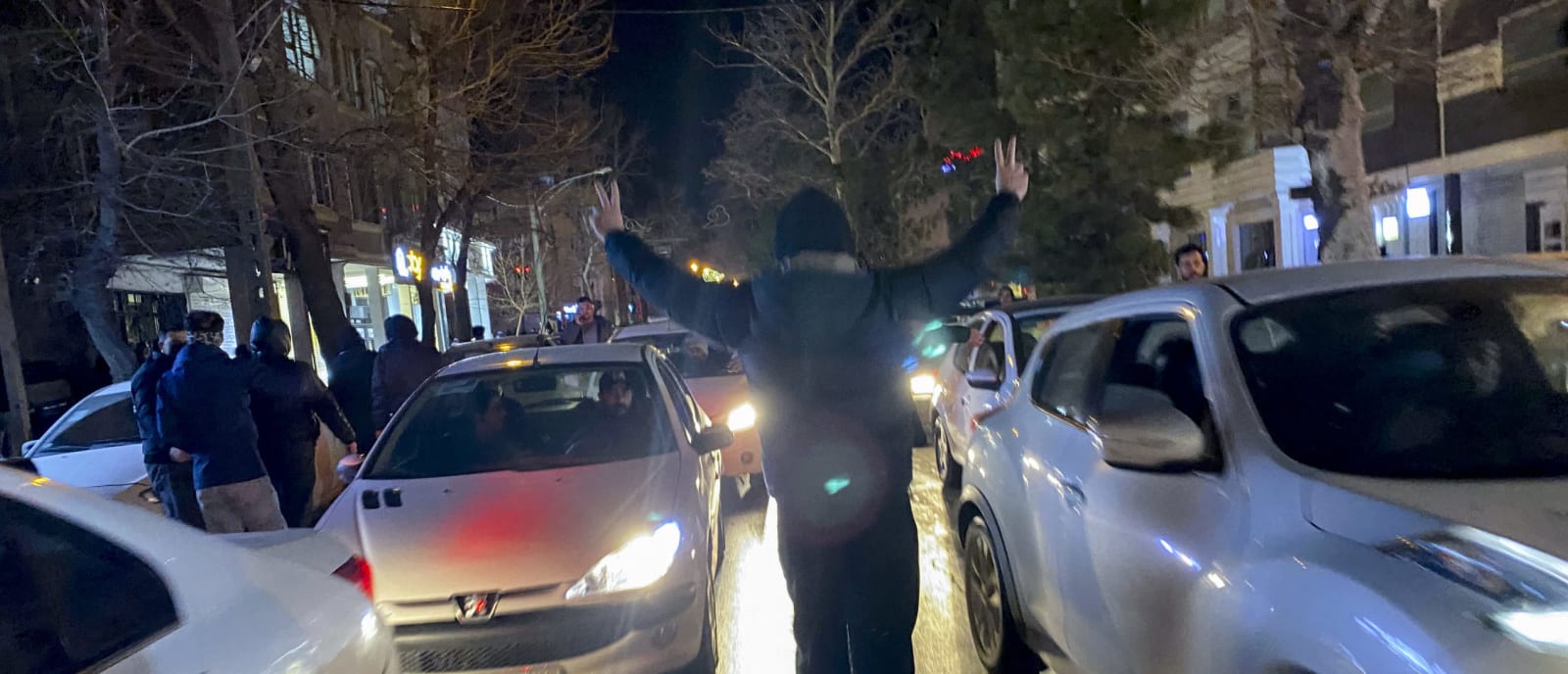 Iran’s capital in flames as leader blames Trump for fiery protests