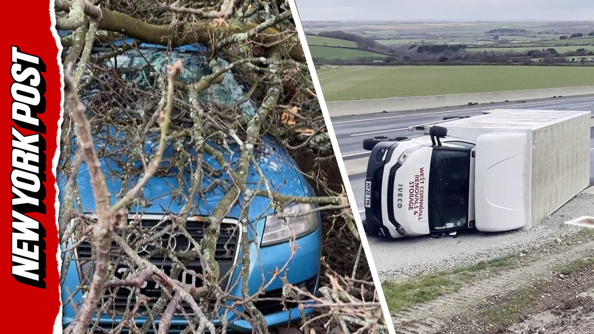 Storm Goretti wreaks havoc across UK, knocking out power and battering ...