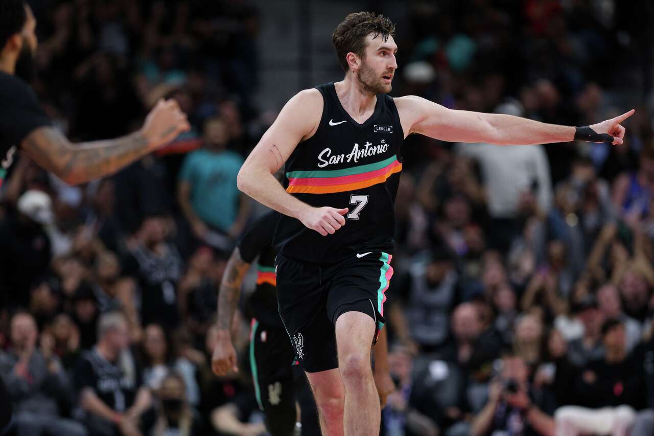 Center Luke Kornet keeps locker room lighthearted as Spurs' king of comedy