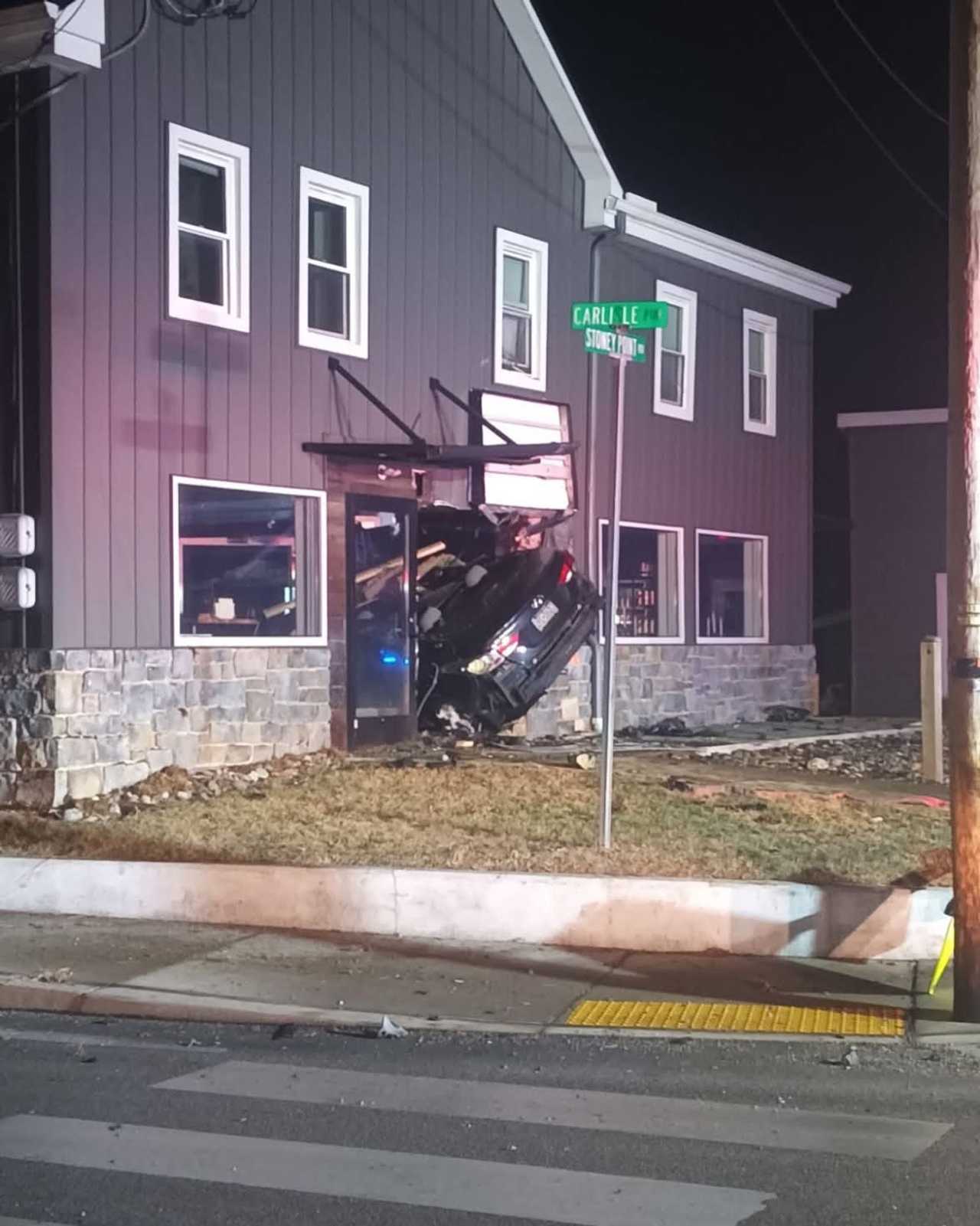 Jani Bordonada-Mercado crashes stolen car into cafe: PSP