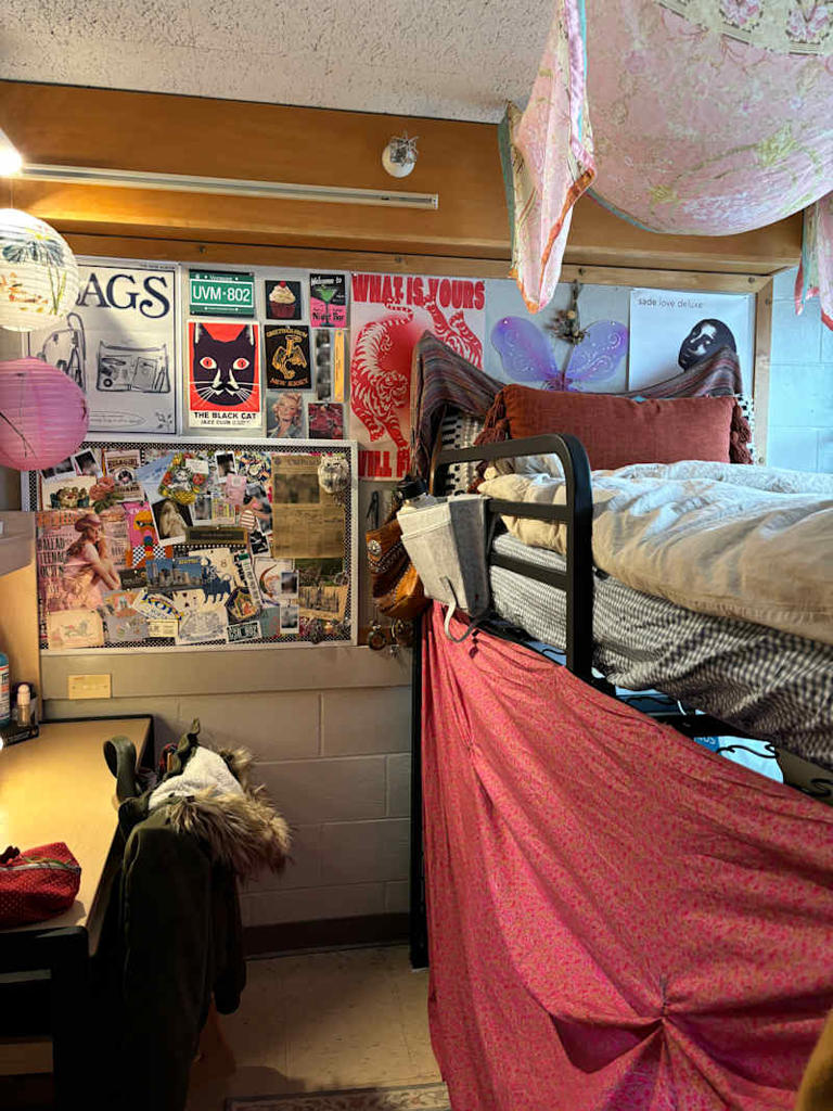 This UVM freshman's cozy-maximalist dorm follows the smartest decor ...