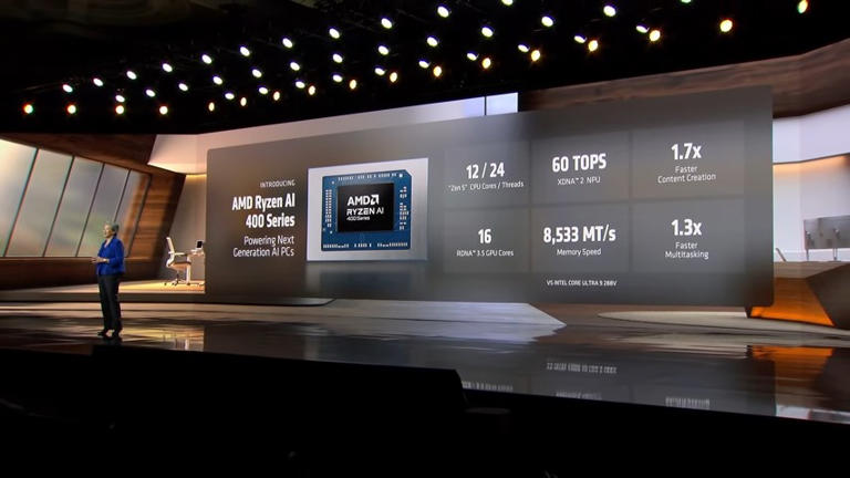 Intel showed up for consumers at the 'Consumer Electronics Show'; AMD ...