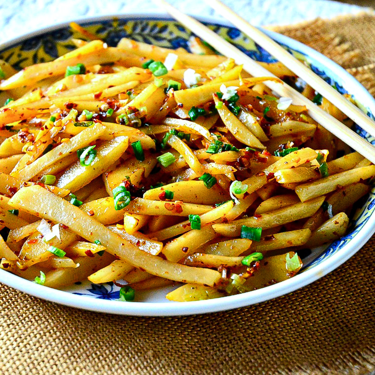 Sichuan stir fried potatoes