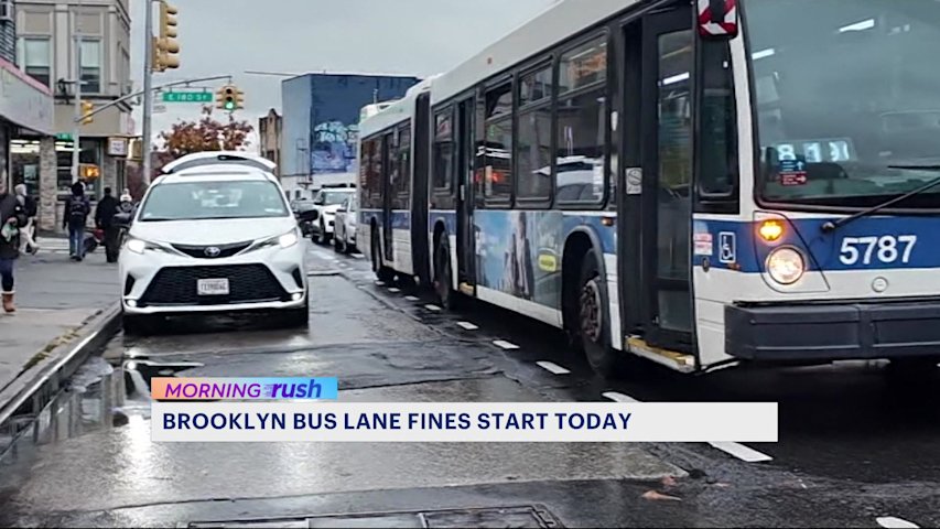Fines for two more bus routes begin Friday in Brooklyn