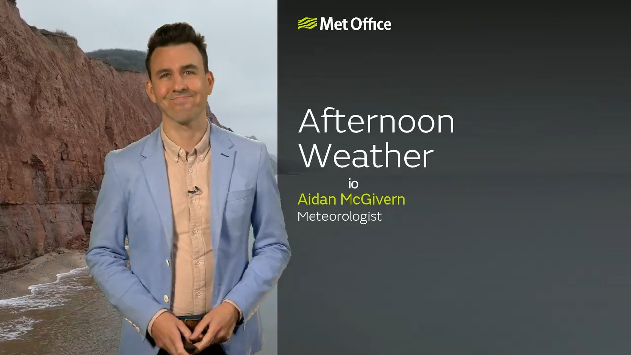 Met Office Thursday afternoon weather forecast 09/10/2025