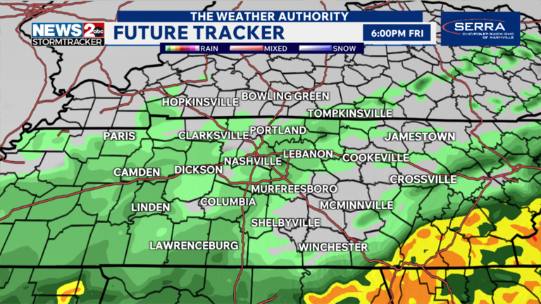 A second round of rain Friday evening brings the threat for flooding ...