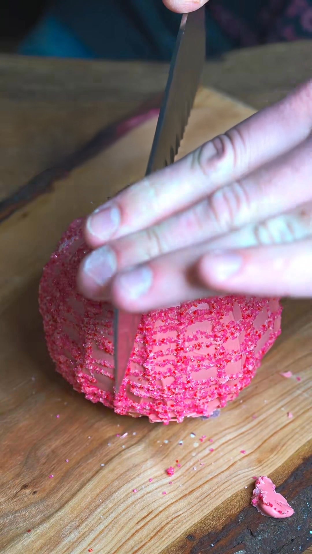 What's inside: Cake or steak?