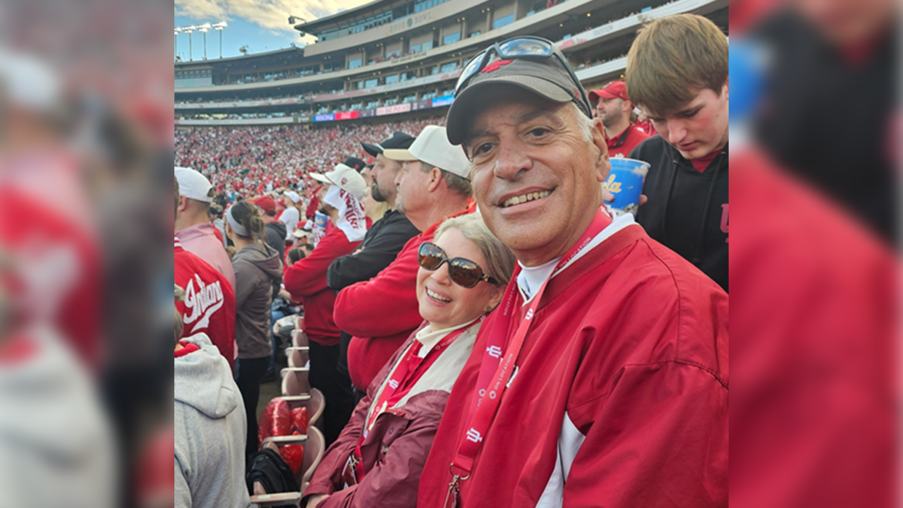 How a pair of red shoelaces and IU football brought a couple together