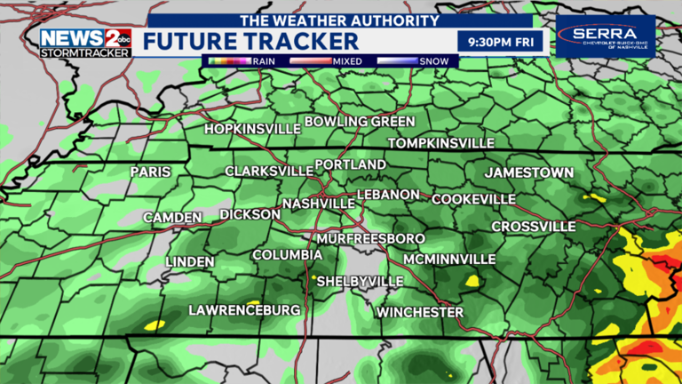 A second round of rain Friday night brings the threat for flooding ...