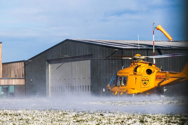 Lincs & Notts Air Ambulance sees surge in missions over festive period