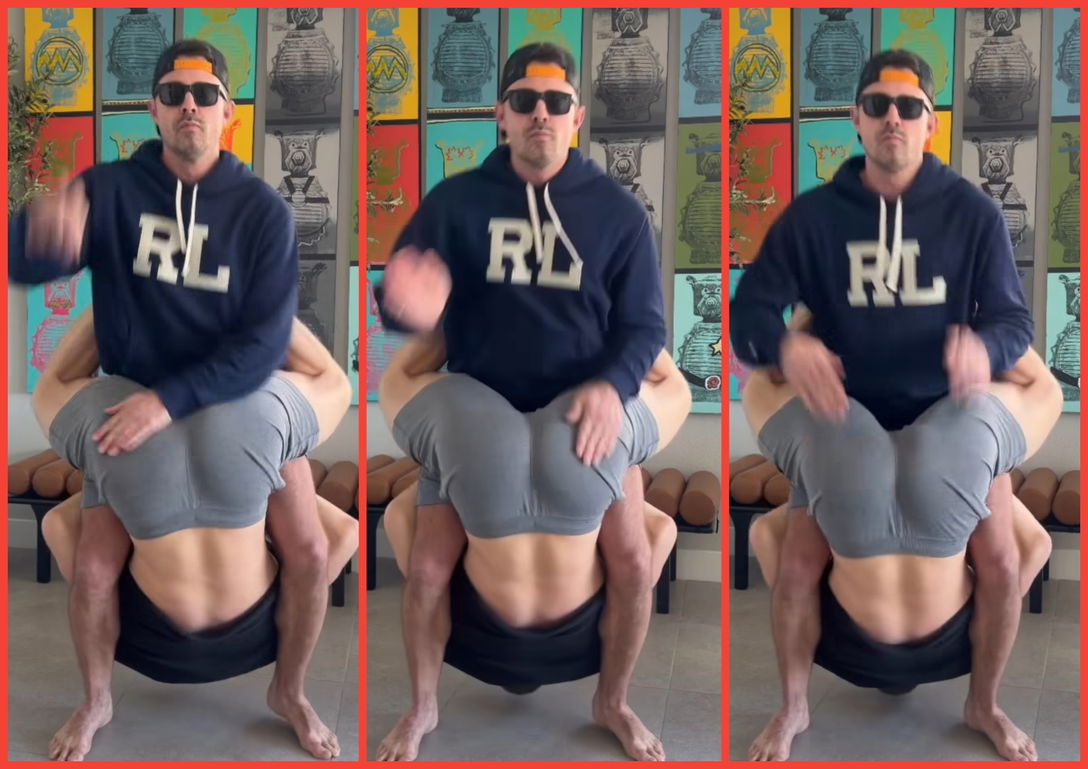 Jonathan Bennett bangs Jaymes Vaughan’s cakes like bongo drums & it’s ...