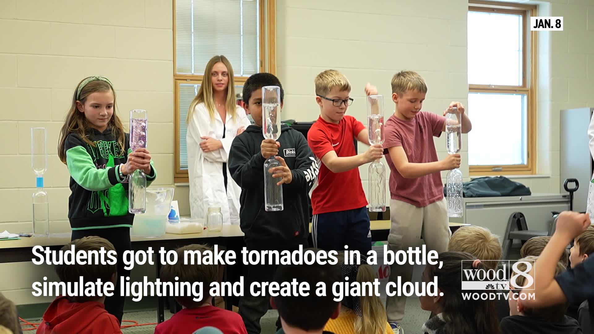 Storm Team 8 weather experience: Adams Elementary students learn about ...