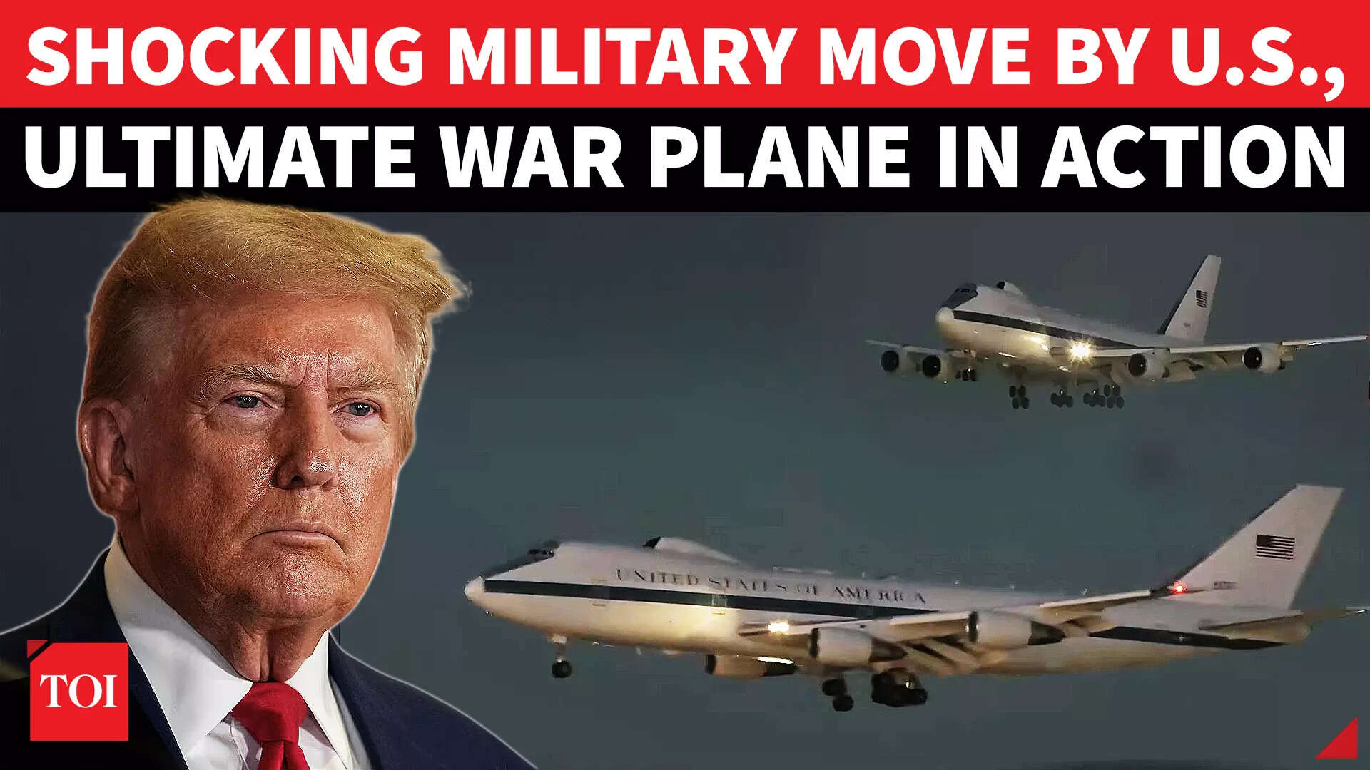 'Flying war room': Rare US 'doomsday plane' moves amid tensions with ...