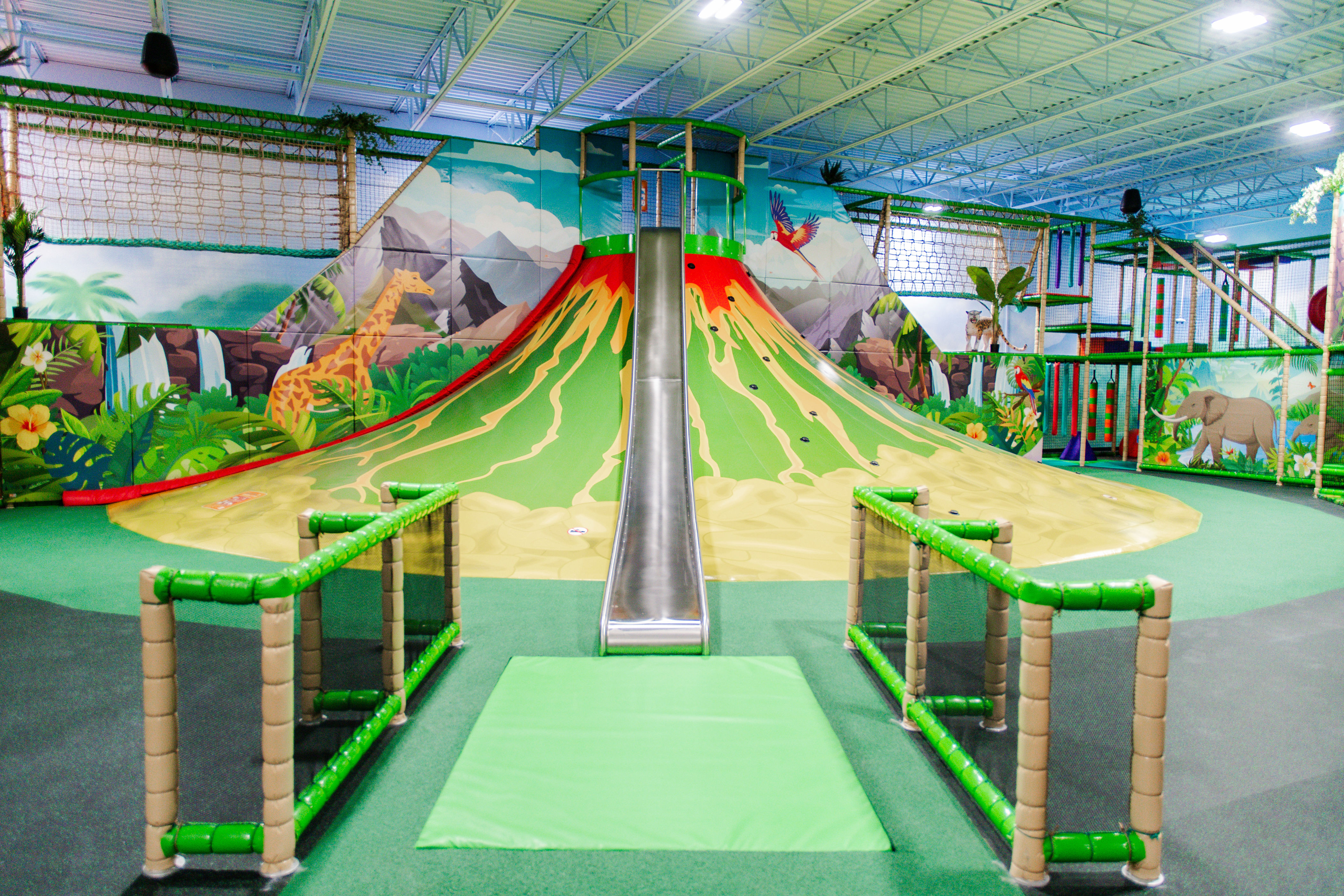 Giant, 'tropical-themed' indoor playground dubbed 'Lava Island' opening ...