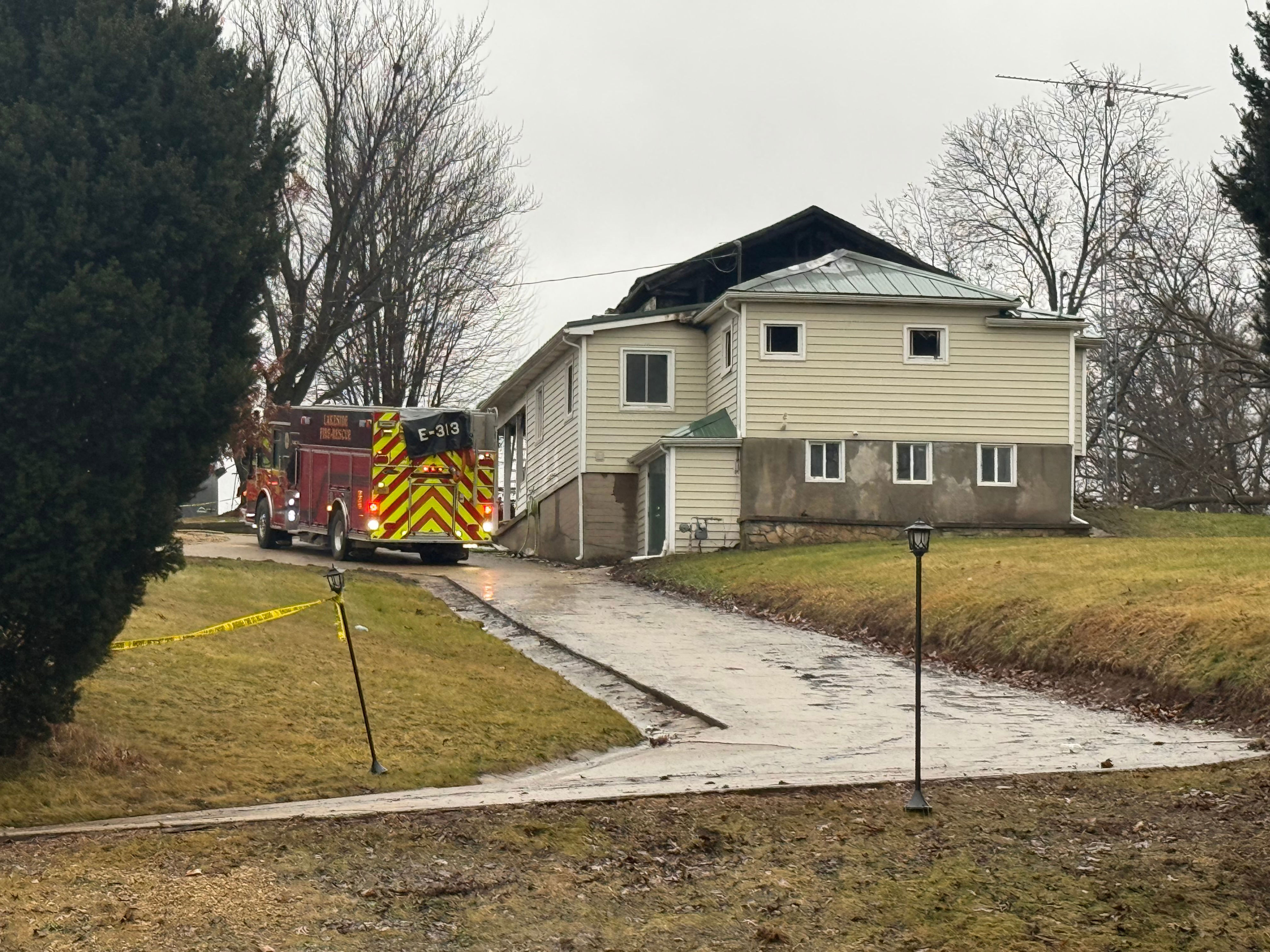 Firefighters fight Rock Co. house fire