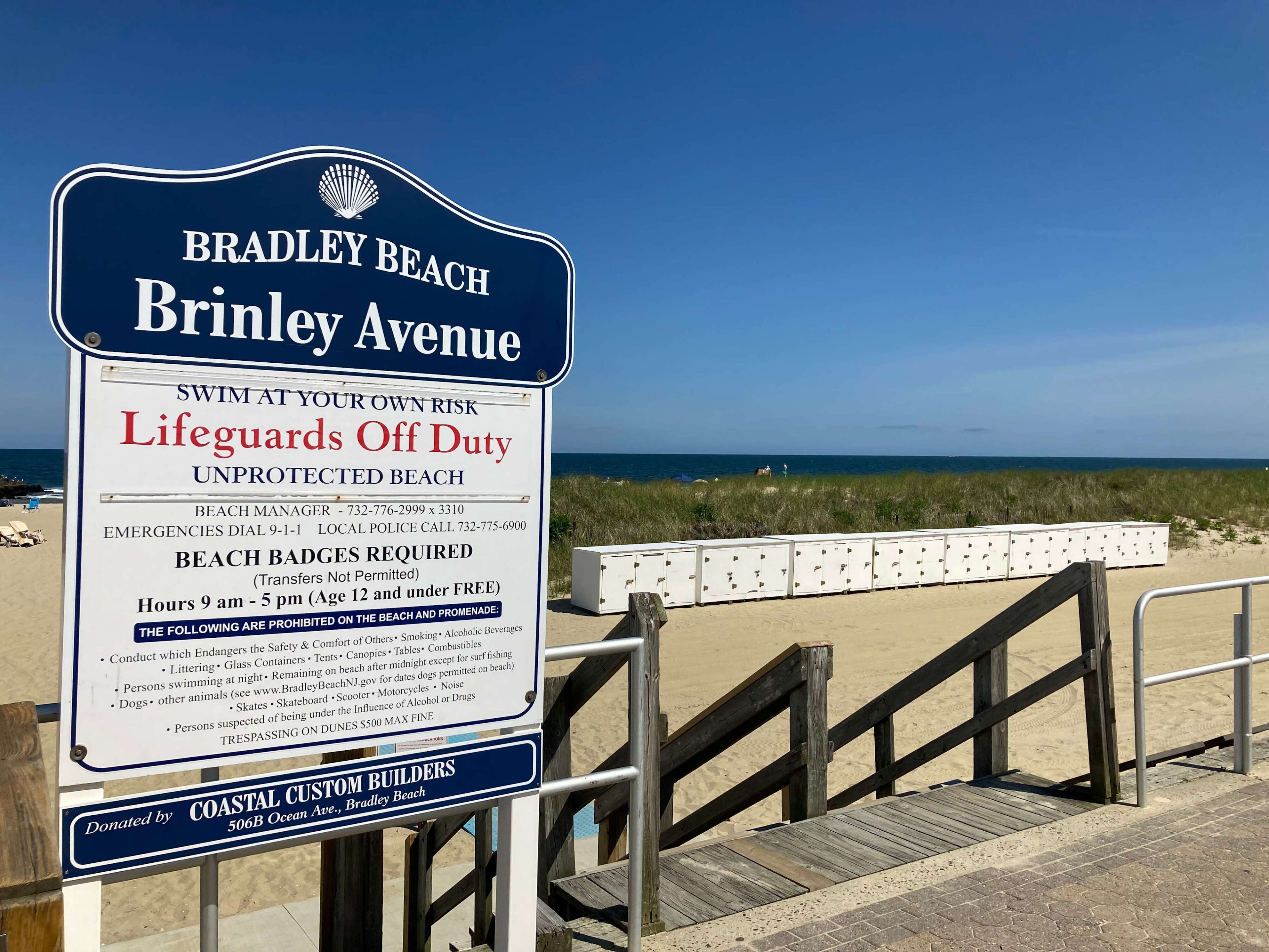 Jersey Shore town sued for banning outsiders from renting beach lockers