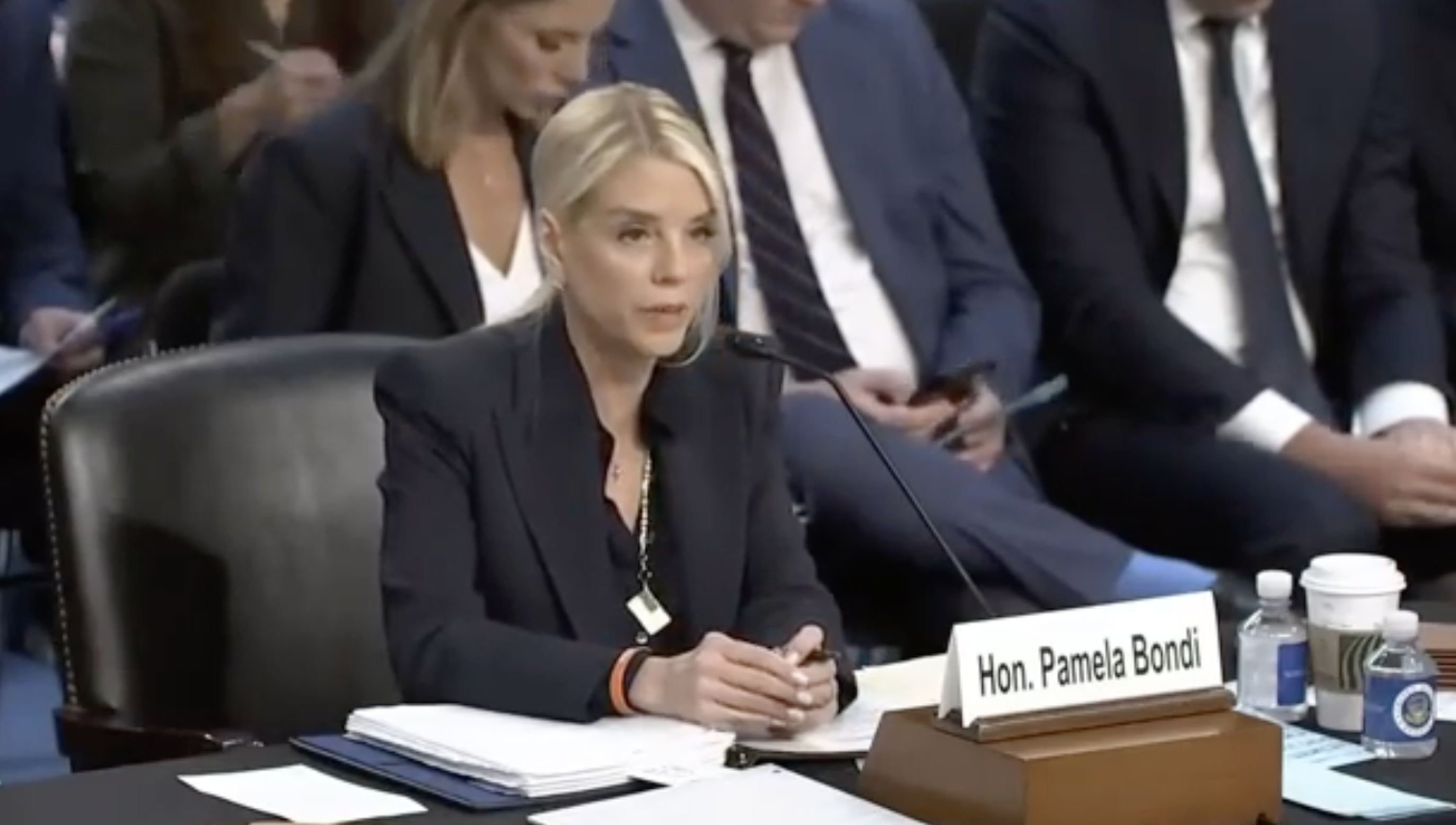 'You took money from Reid Hoffman': Pam Bondi loses her cool, scolds ...