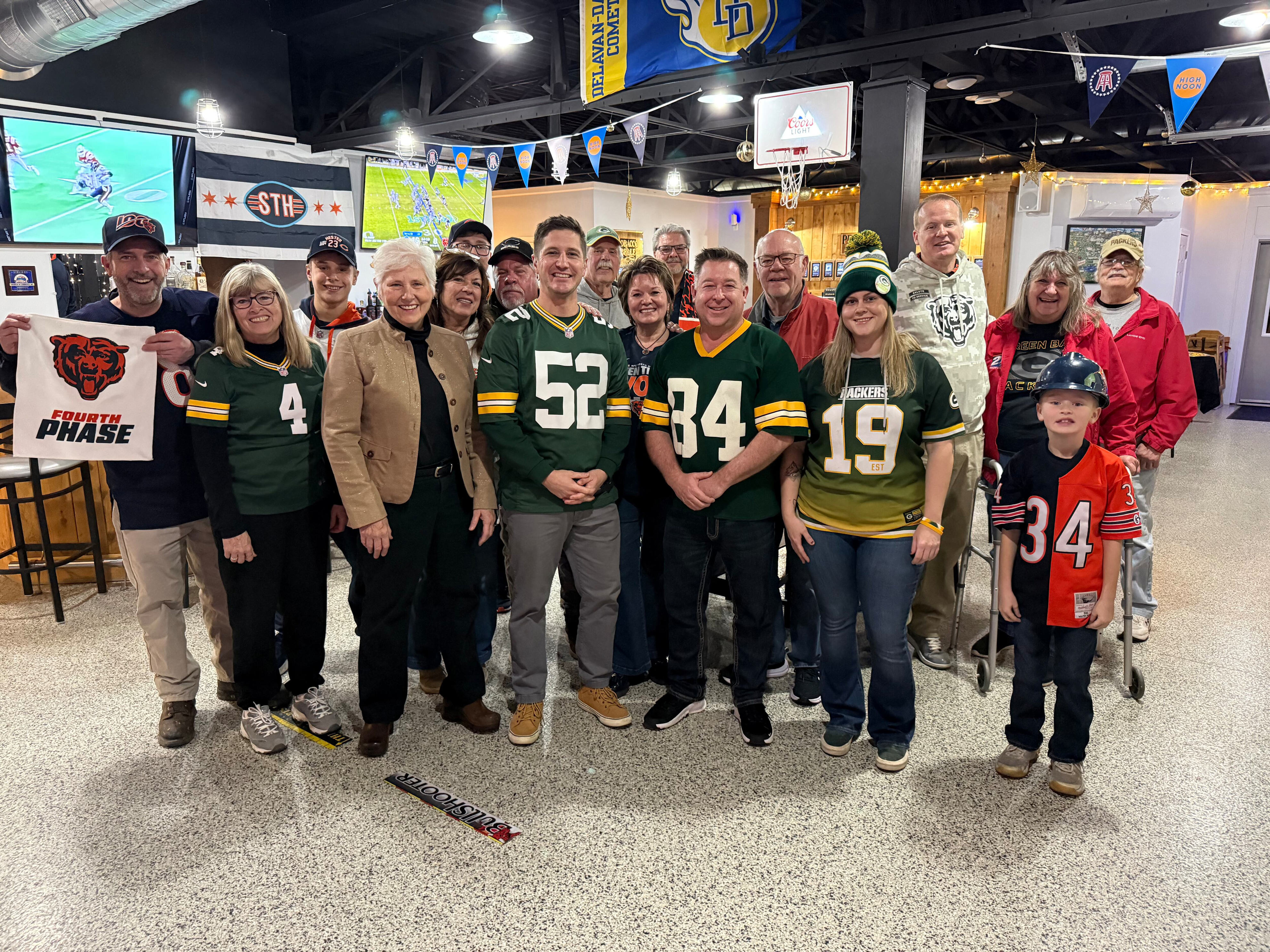 Only official Chicago Bears bar in Wisconsin ready for the big game
