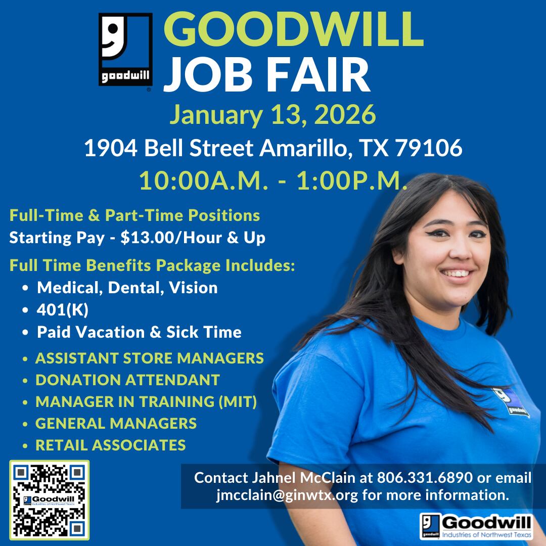 Goodwill Industries to hold job fair Jan. 13