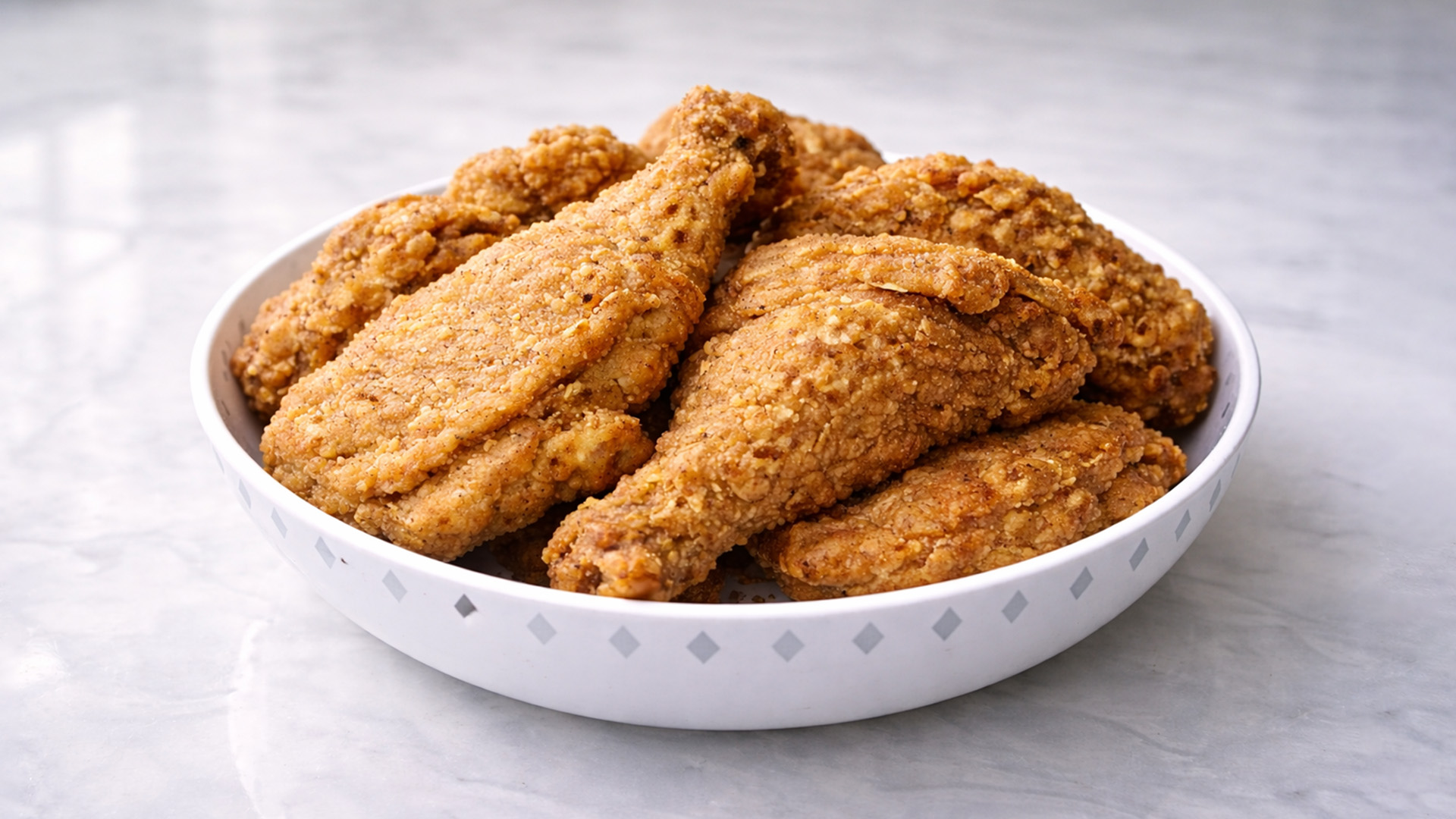 Crispy fried chicken anyone can make