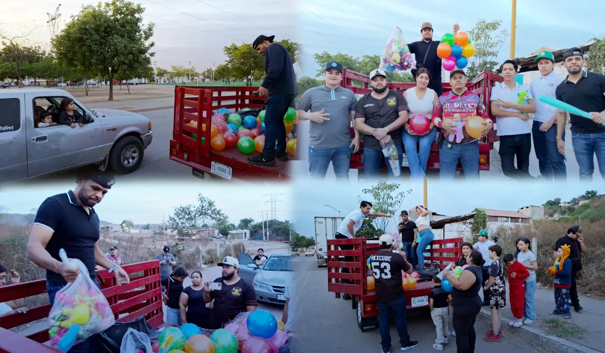 Culiacán se llena de sonrisas: creadores de contenido regalan juguetes ...
