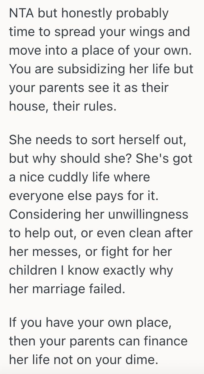 Little sister moves back with her parents after divorcing her ex, but ...