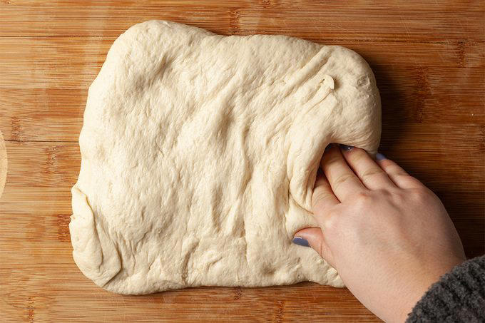 Pizza dough focaccia