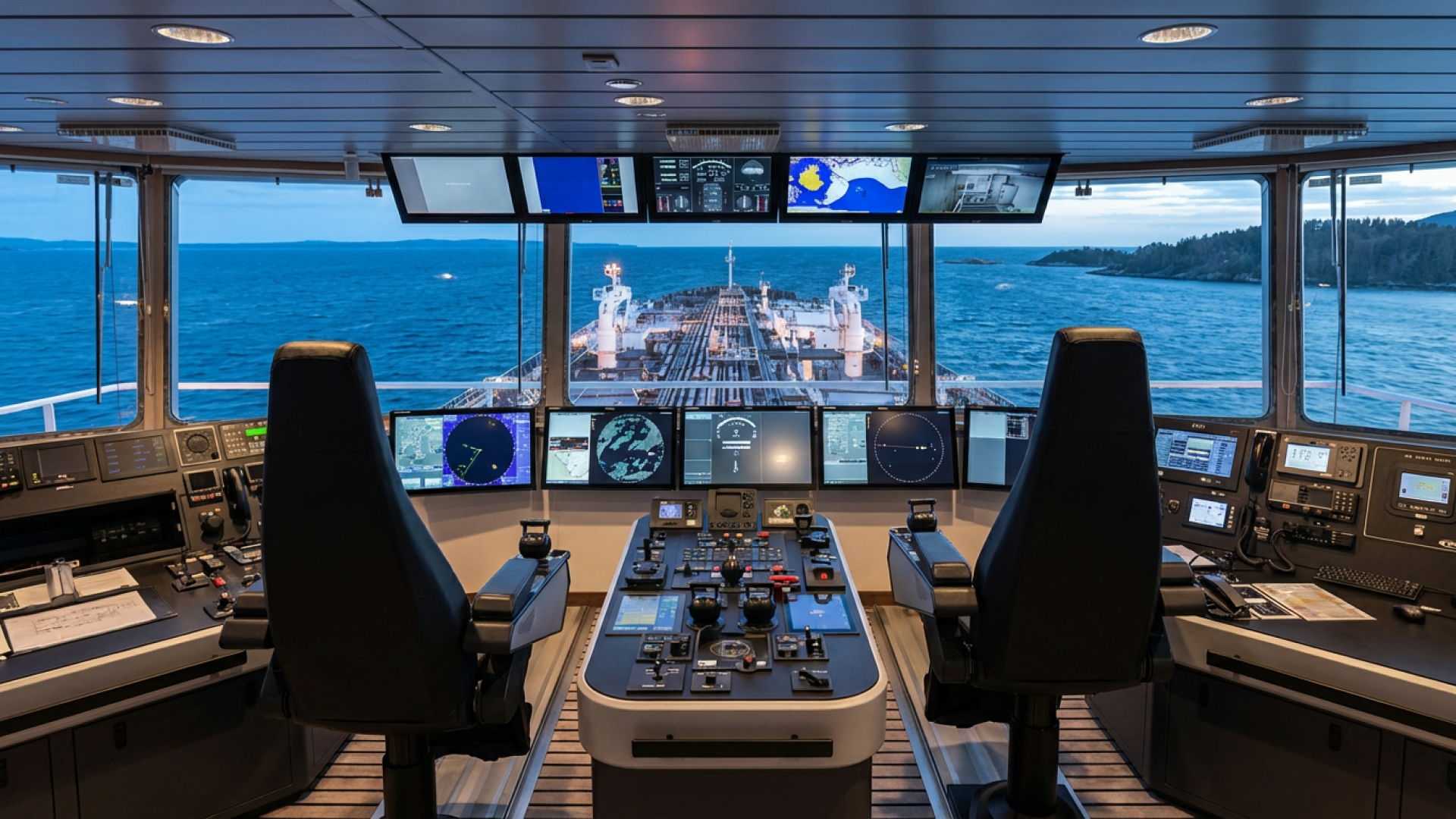 Why most cargo ships put the bridge at the back, tradition, safety ...