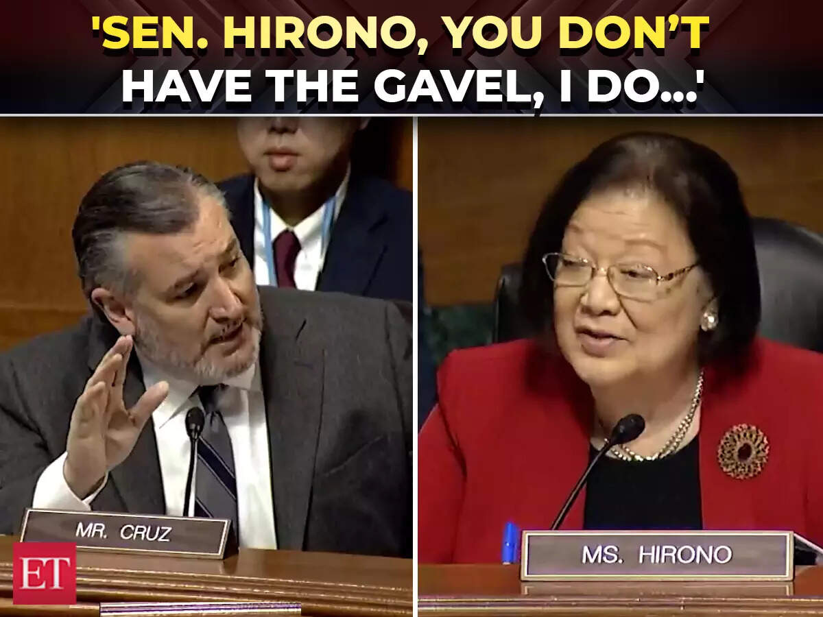 'Telling you, do not interrupt me!': Cruz, Hirono get into heated clash ...