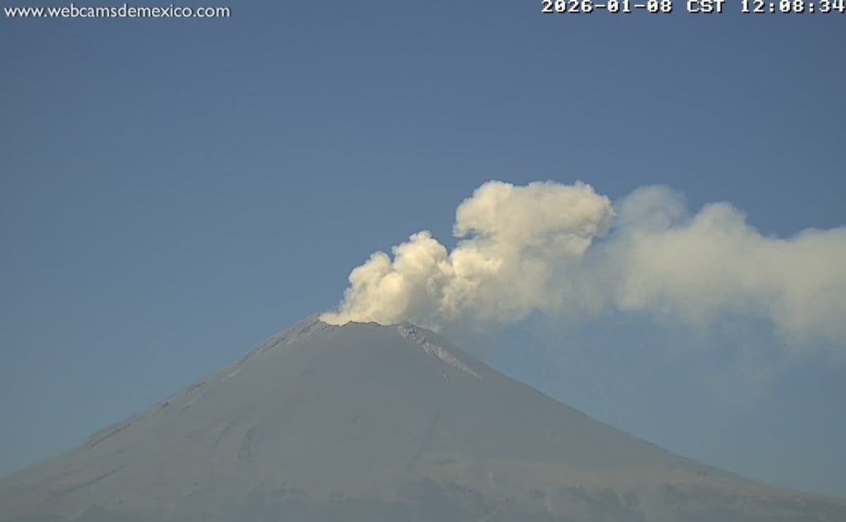 Semáforo de alerta volcánica del Popocatépetl se encuentra en amarillo ...