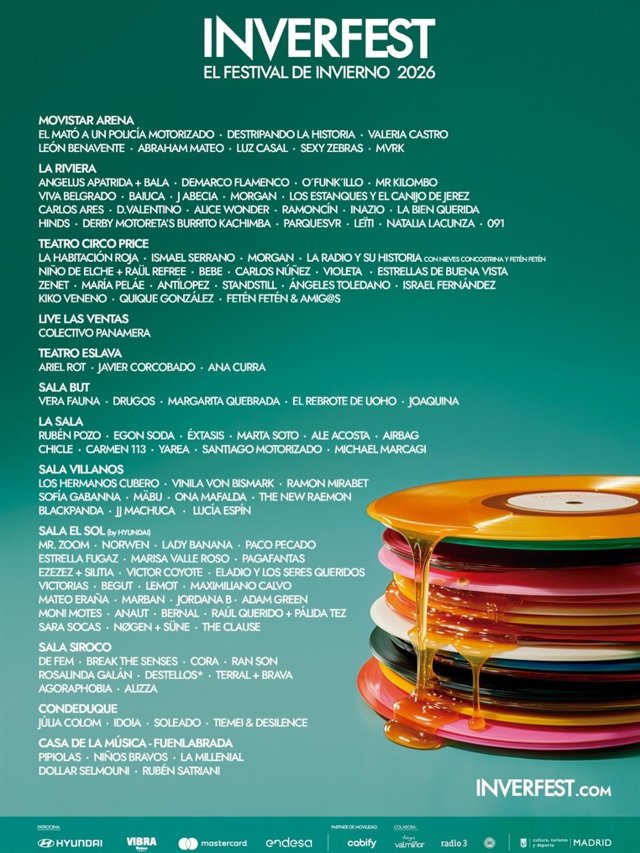Inverfest calienta el invierno madrileño con León Benavente, Abraham ...