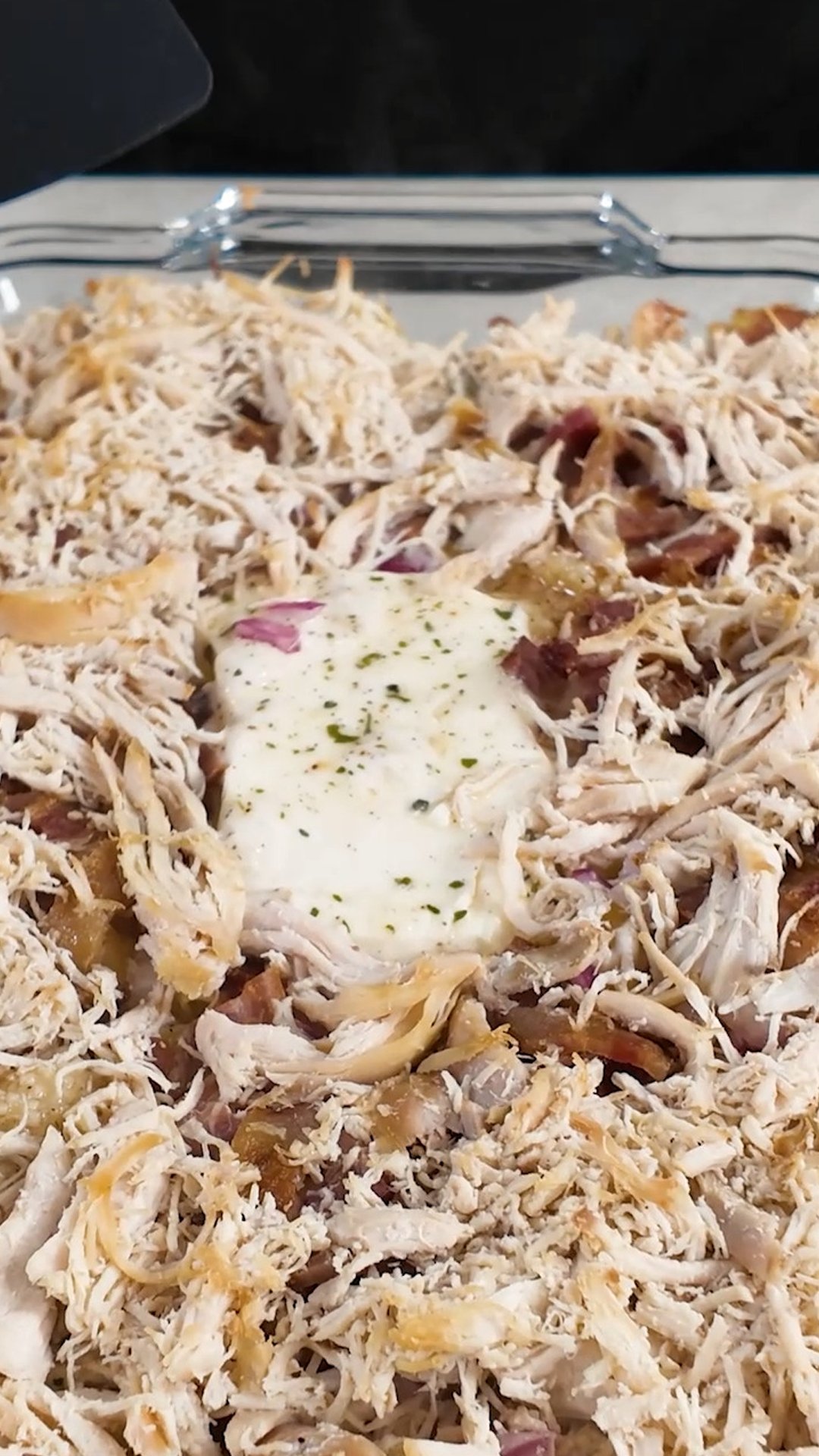 Chicken bacon ranch mac n cheese