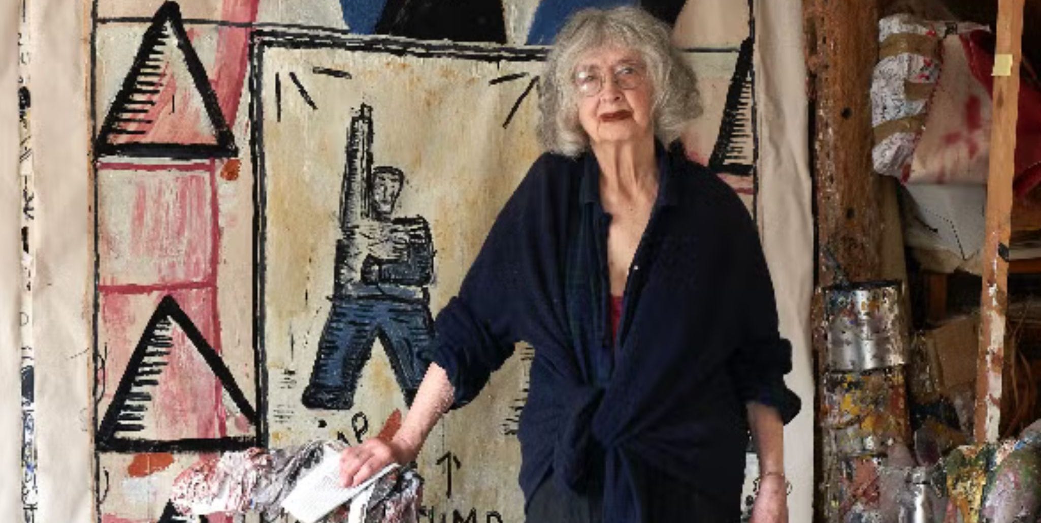 Ahead of 91-year-old Rose Wylie's biggest-ever show, see inside her ...