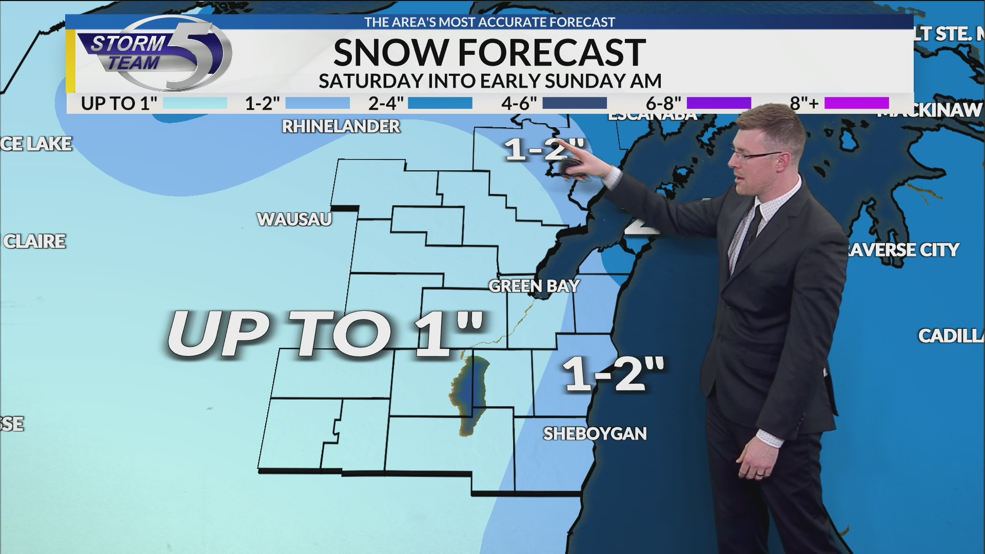 Friday afternoon forecast 1/9