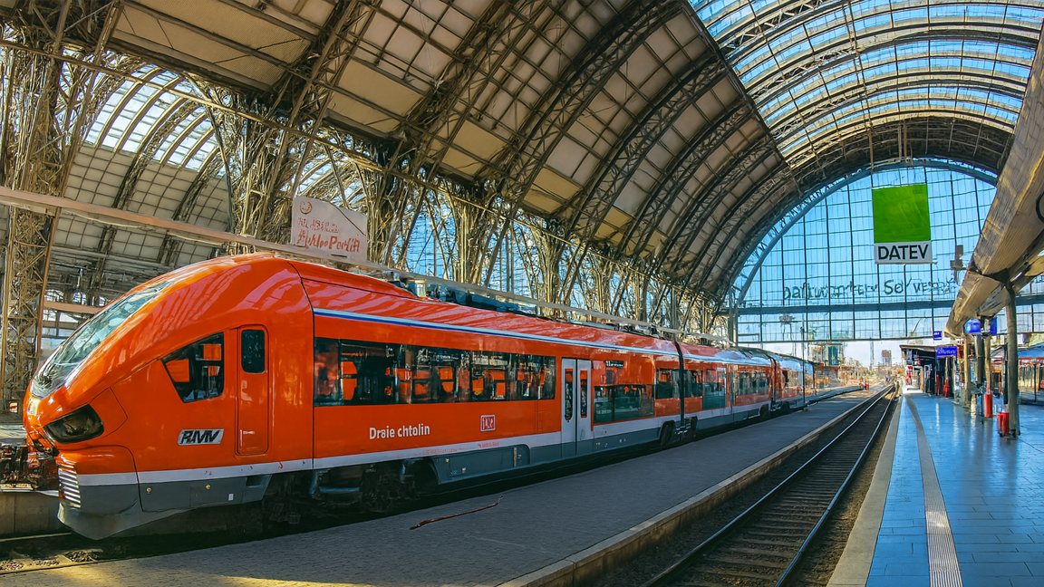 A look inside Frankfurt’s main railway station
