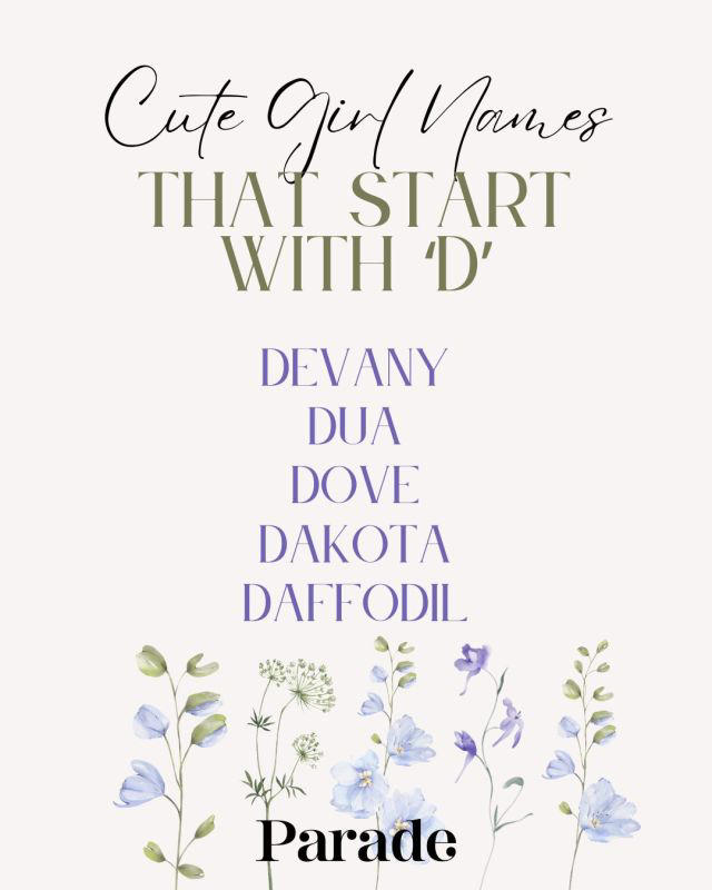 125 baby girl names that start with 'D' for your darling daughter