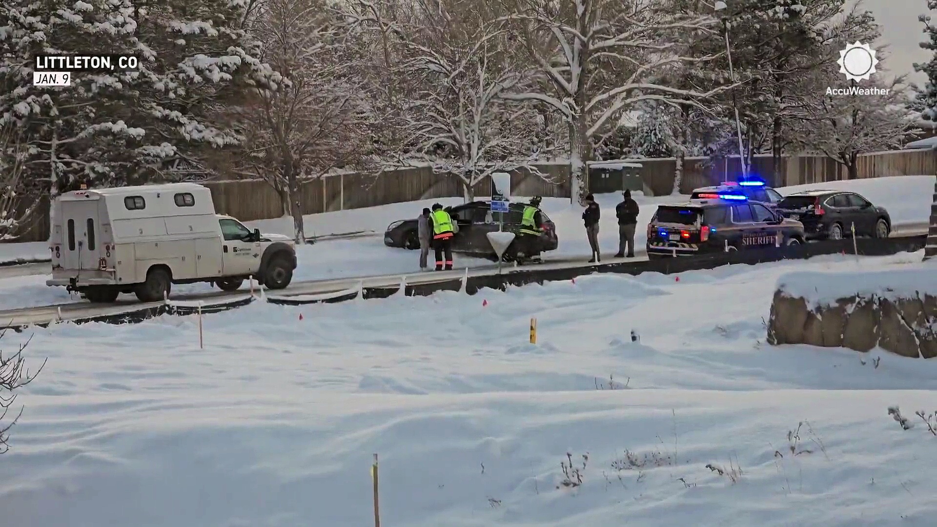 Travel problems in Denver metro area after heavy snow