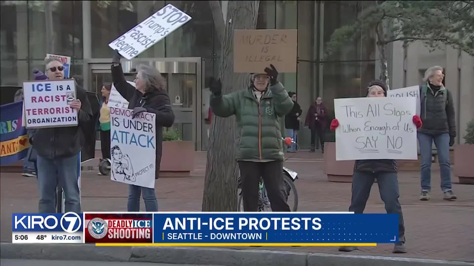 Video: Anti-ICE protests happening in Seattle, across country