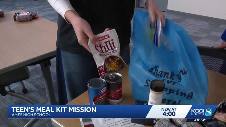Ames High senior helps tackle food insecurity with meal kits