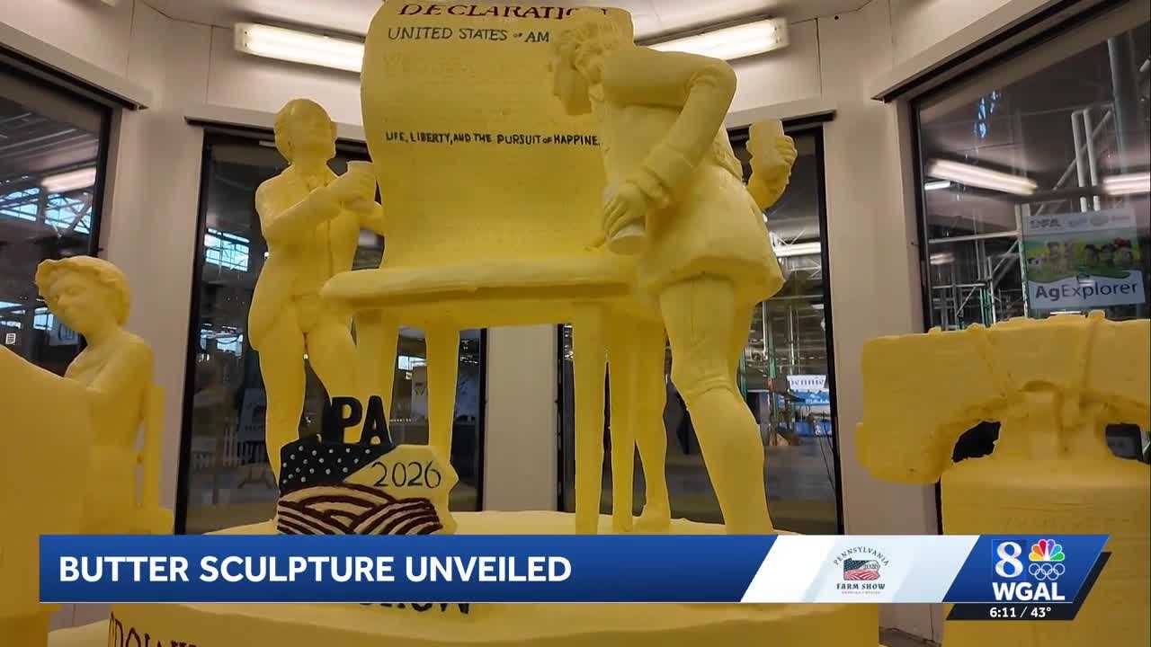 Butter than ever?: Pennsylvania Farm Show's butter sculpture honors ...